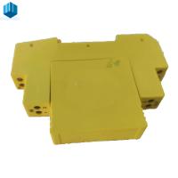 China Injection Moulding Lightning Arrester Box Plastic Shell Yellow for sale