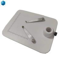 China Microscope Parts Injection Moulding Products White Thick Bottom Shell Plastic for sale