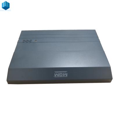 China Black ABS Injection Molded Anti Theft Detection Instrument Plastic Housing Custom for sale