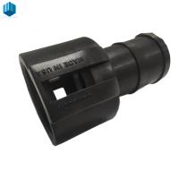 China ABS Precision Plastic Injection Molding Black Round Tubular Shell for sale