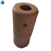 China Electric Wood Rod Plastic Injection Molding Accessories Brown Customizable 30000 Shots Mold Life for sale