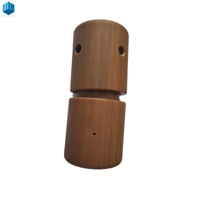 China Electric Wood Rod Plastic Injection Molding Accessories Brown Customizable 30000 Shots Mold Life for sale