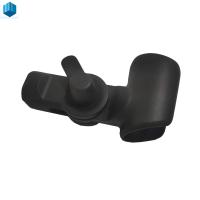 China Plastic Injection Molded Microphone Rotating Bracket 35000 Shots Black Custom for sale