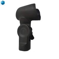 China Plastic Injection Molded Microphone Rotating Bracket 35000 Shots Black Custom for sale