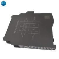 China Injection Molded Safety Barrier Energy Limiter ABS Plastic Parts Custom Black for sale