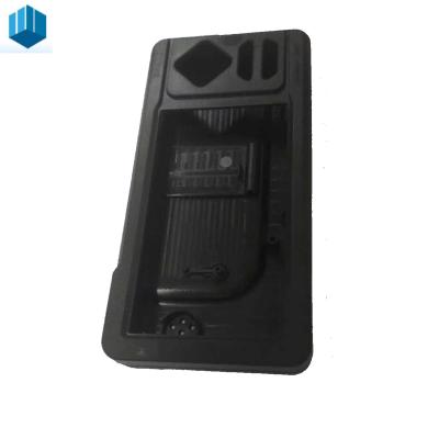 China Black Injection Molded Game Console Monitor Plastic Case 30000 Shots Mold Life for sale