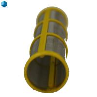 China Yellow Round Plastic Mesh Injection Moulded Plastic Components for sale