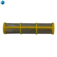 China Yellow Round Plastic Mesh Injection Moulded Plastic Components for sale