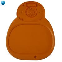 China Custom Injection Molded Toy Audio Orange Plastic Shell Case 30000 Shots Mold Life for sale
