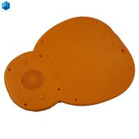 China Custom Injection Molded Toy Audio Orange Plastic Shell Case 30000 Shots Mold Life for sale