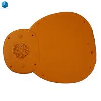 China Custom Injection Molded Toy Audio Orange Plastic Shell Case 30000 Shots Mold Life for sale