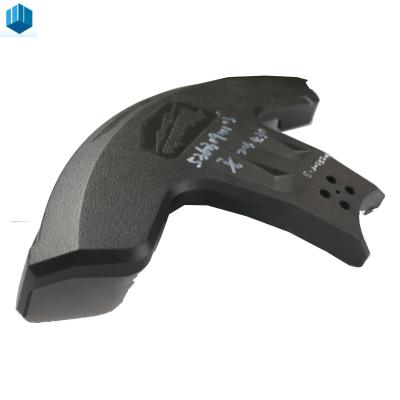 China Custom Injection Molded Auto Parts Housing Black Cover Plastic Car Part Mold 35000 Shots for sale