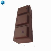 China Plastic Electronics Injection Molding Brown Three Square Shell 30000 Shots Mold Life for sale