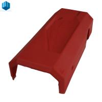 China ABS Red Face Shell Box Plastic Injection Molding for Electrical Enclosures 30000 Shots for sale