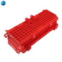 China PP Electronics Injection Molding Red Inner Parts for sale