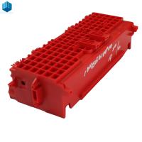 China PP Electronics Injection Molding Red Inner Parts for sale