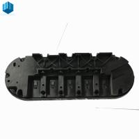 China Custom PP Plastic Oval Black Bottom Case Enclosure Injection Mold 35000 Shots for sale