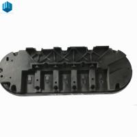 China Custom PP Plastic Oval Black Bottom Case Enclosure Injection Mold 35000 Shots for sale