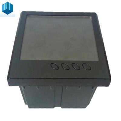 China PA66 Plastic Injection Moulded Black Meter Instrument Housing Custom Mold for sale
