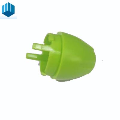 China PP Material Plastic Injection Moulding Green Cover Product Custom Black Back Cover Parts for sale