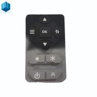 China Black Remote Control Button Injection Moulding Products ABS / Customizable for sale