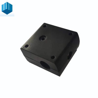 China PP Material Injection Moulding Products Black Square Shell Machining for sale