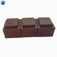 China Industrial Injection Moulding Products Brown Rectangular Box Plastic 35000 Shots for sale
