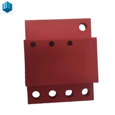 China Customizable Red Shell Plastic Injection Moulding Product 35000 - 1000000 Shots for sale