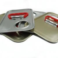 China Tinplate Ring Cover Paint End And Shell For Irregular Shape Cans for sale