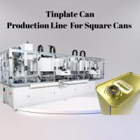 China Big Square Cans Production Line Expansion Beading Flaning Bottom Seaming Top Seaming for sale