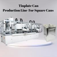 China Flanging Beading On Panel Big Sqaure Cans Comination Machine for sale