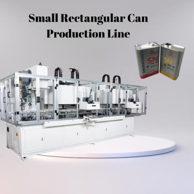 China Small Rectangular Can Production Line Three Phase Four Line 380V for sale