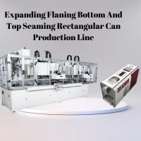 China Expanding Flaning Bottom And Top Seaming Rectangular Can Production Line for sale