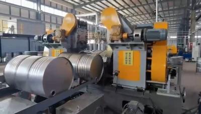 China 200l Barrel Production Machine 12 Cpm Rolling Ribs Beading Flaning Seaming for sale