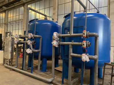 China Quartz Sand Water Treatment Accessories , 0.05Mpa - 0.07MPA Pressure Stainless Steel Filter Housing for sale