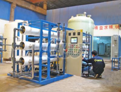 China 50m3 Per Hour ISO14001 Reverse Osmosis Water Supply System for sale