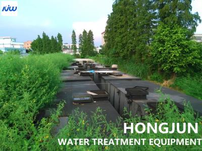 China PLC 200T/D Underground Sewage Package Water Treatment Plant for sale