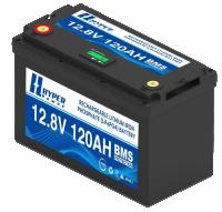 China 6000 Cycles 12V LiFePO4 Battery Deep Cycle Bluetooth Communication Interface 12.8V 120AH for sale