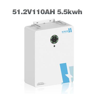 China Wall Mounted Home Energy Storage System 51.2V 110AH Powerwall Backup Power for sale