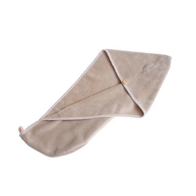 China QUICK DRY Microfiber Towel Microfiber Hair Turban Towel Wrap High Density Super Absorption Quick Dry Turban For Hair for sale