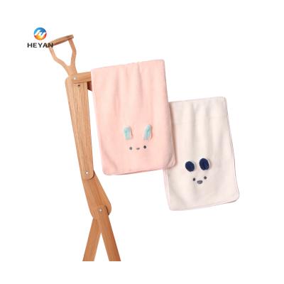 China Pineapple HY-200515B Magic Hair Drying Towel - Wrap QUICK DRY Multicolor Microfiber Bath Pattern for sale
