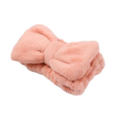 China For Colorful Towel Spa Towel Headband Beach Cute Soft Bowknot Towel Elastic Elastic Band Towel Wholesale for sale