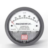 China 2000 Series Cast Aluminium Magnehelic Differential Pressure Gauge 2000-60 Pa for sale