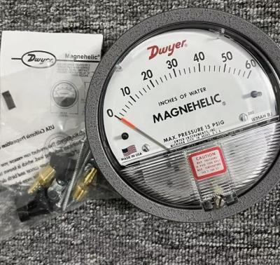 China Dwyer 2060 Magnehelic Differential Pressure Gauge 0-60 WC Aluminum for sale