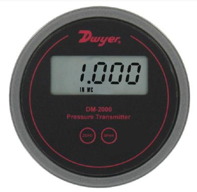 China Dwyer DM-2002-LCD Digital Magnehelic Gauge 4 to 20 mA Output Differential Pressure Transmitter for sale