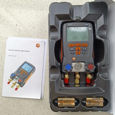 China Testo 549 Entry Level Digital 2 Way Refrigeration Manifold Gauge -50 to +150°C for 60 Refrigerants for sale