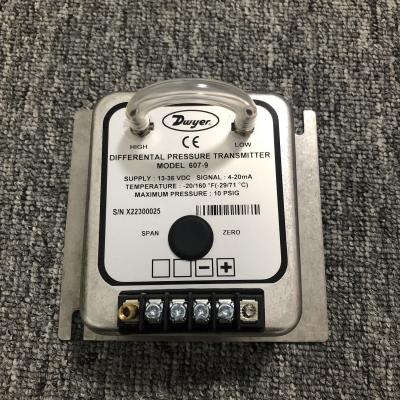China Dwyer Series 607 Differential Pressure Transmitter 4-20 mA 0-25 in w.c Air Gas for sale