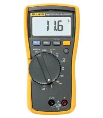 China Fluke 116C True RMS Digital Multimeter 600V Auto Range HVAC 550g for sale
