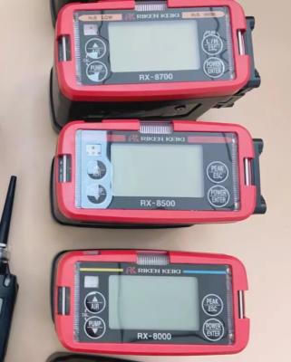 China Riken Keiki RX-8700 Portable Gas Monitor HC H2S O2 Detector 0-1000 ppm H2S IP67 for sale