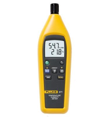 China Fluke 971 Handheld Temperature Humidity Meter 190g 200h Battery Life for sale